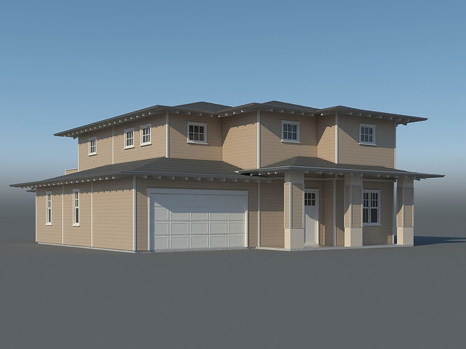 Generic House 007 3D model | CGTrader