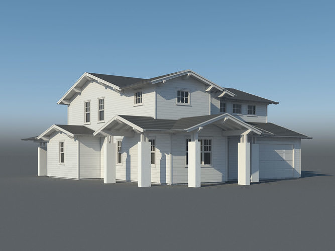 Generic House 006 3D model | CGTrader