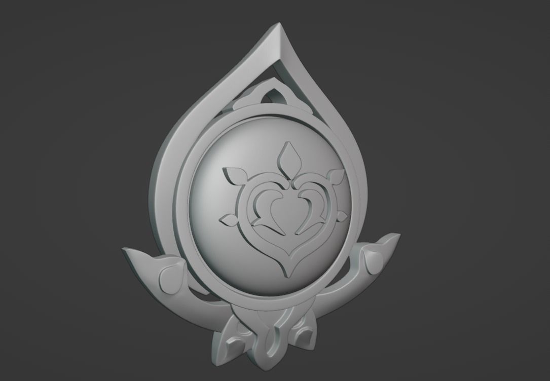 Sumeru Vision Set -- Genshin Impact -- Vision Frame and 7 Stone 3D ...