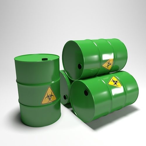 3D model Clean Green Barrel VR / AR / low-poly | CGTrader