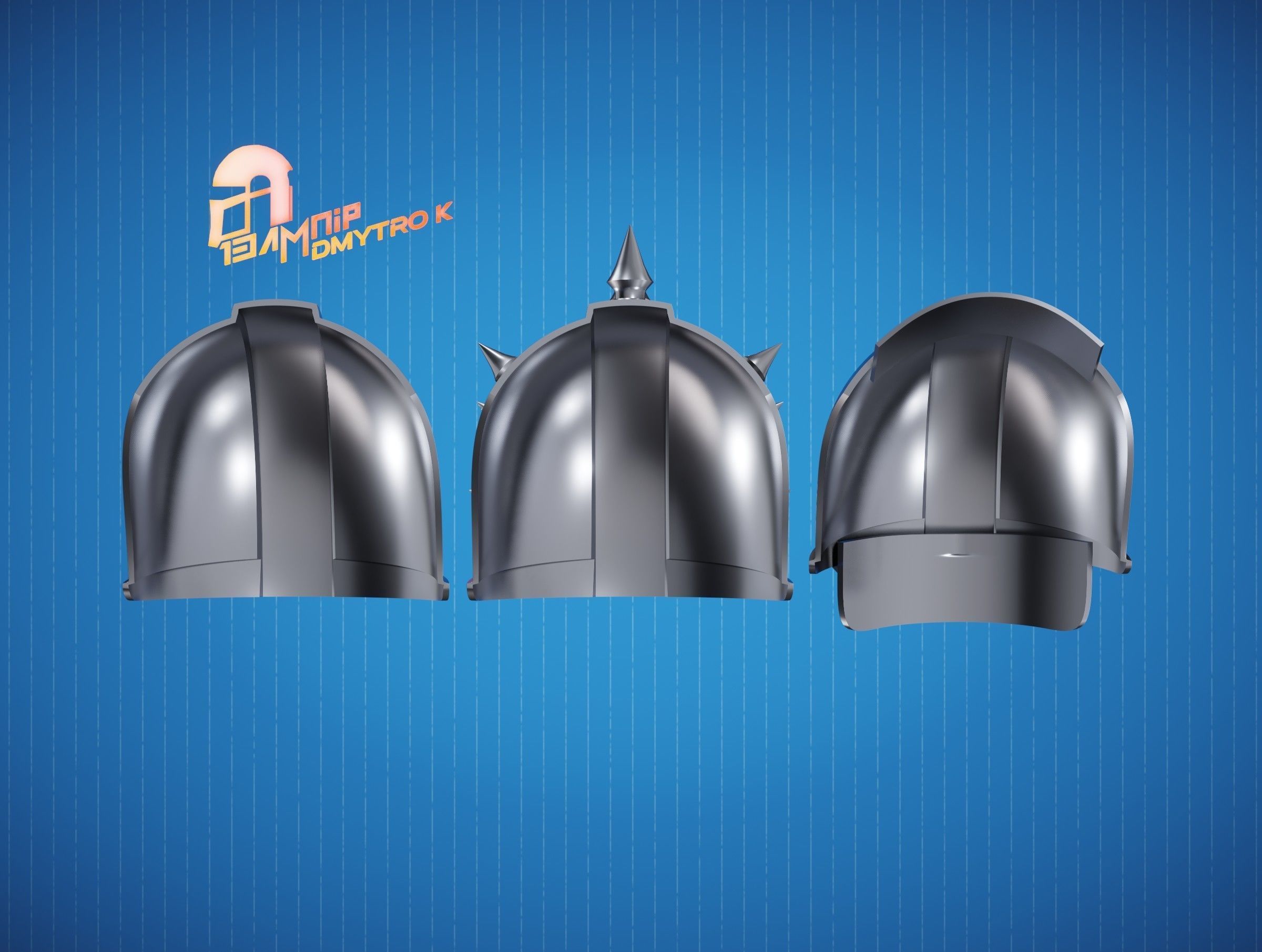 Custom Din Djarin Shoulder Pauldrons 3D model 3D printable | CGTrader