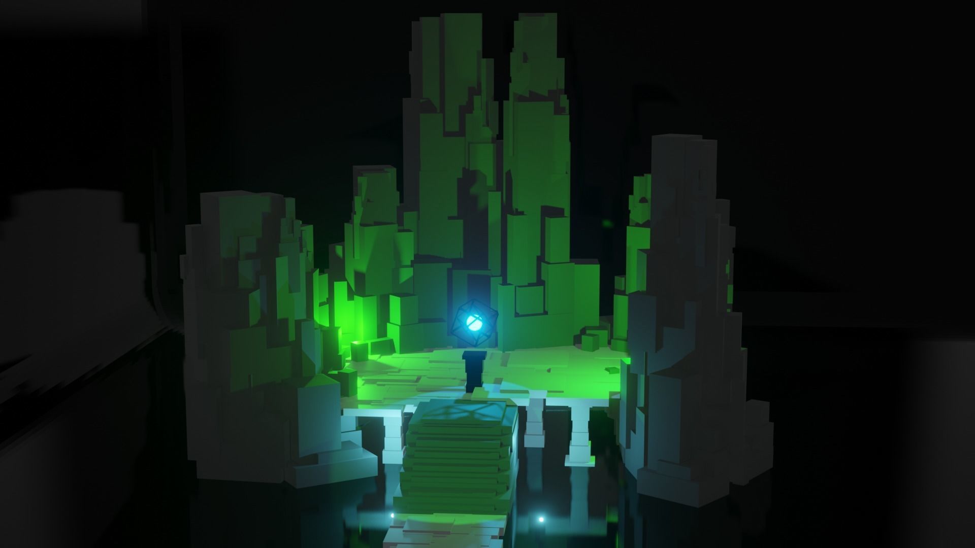 Dwarf city bolt tech free VR / AR / low-poly 3D model | CGTrader