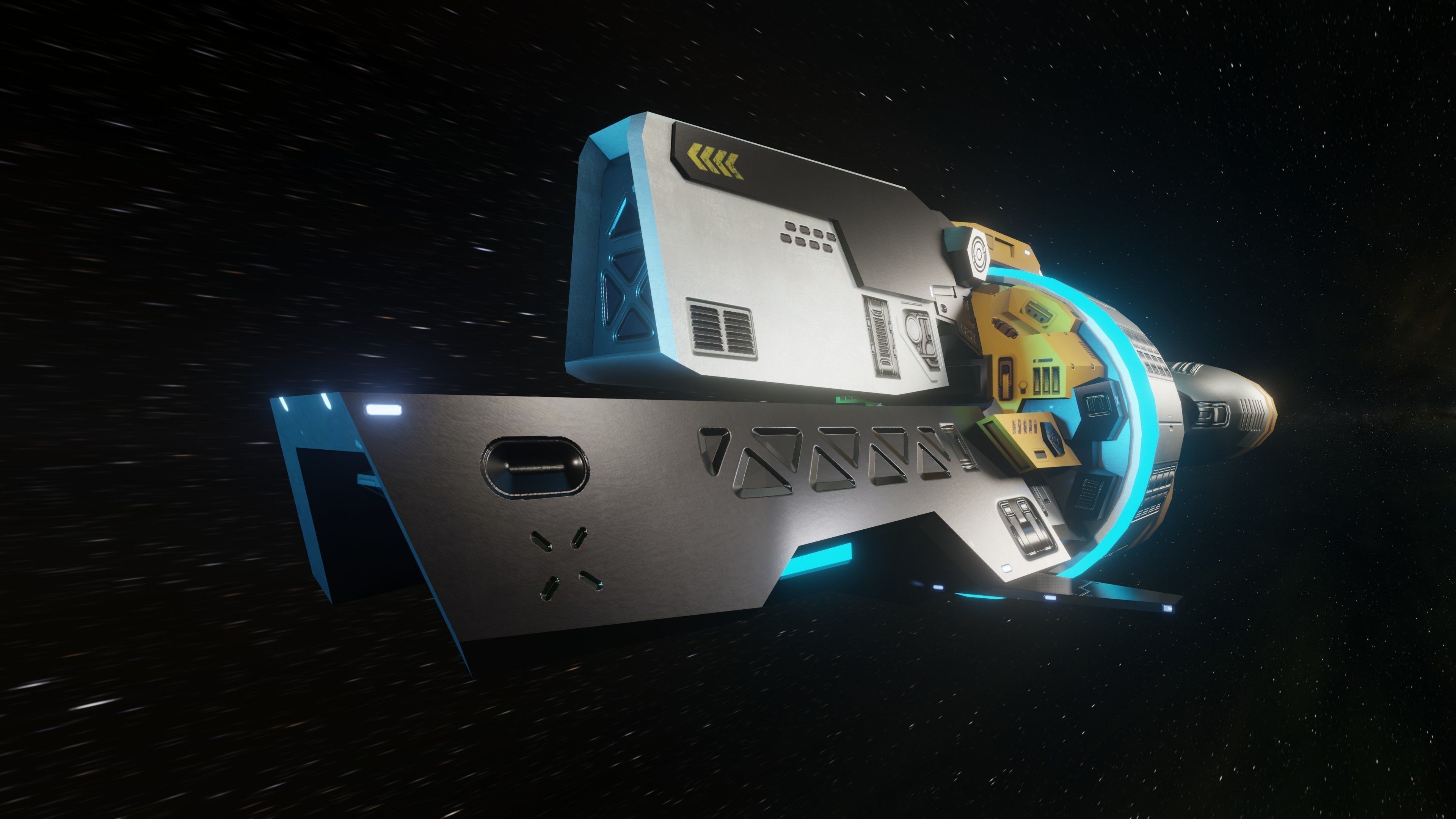 3D model Gladius Spaceship VR / AR / low-poly | CGTrader