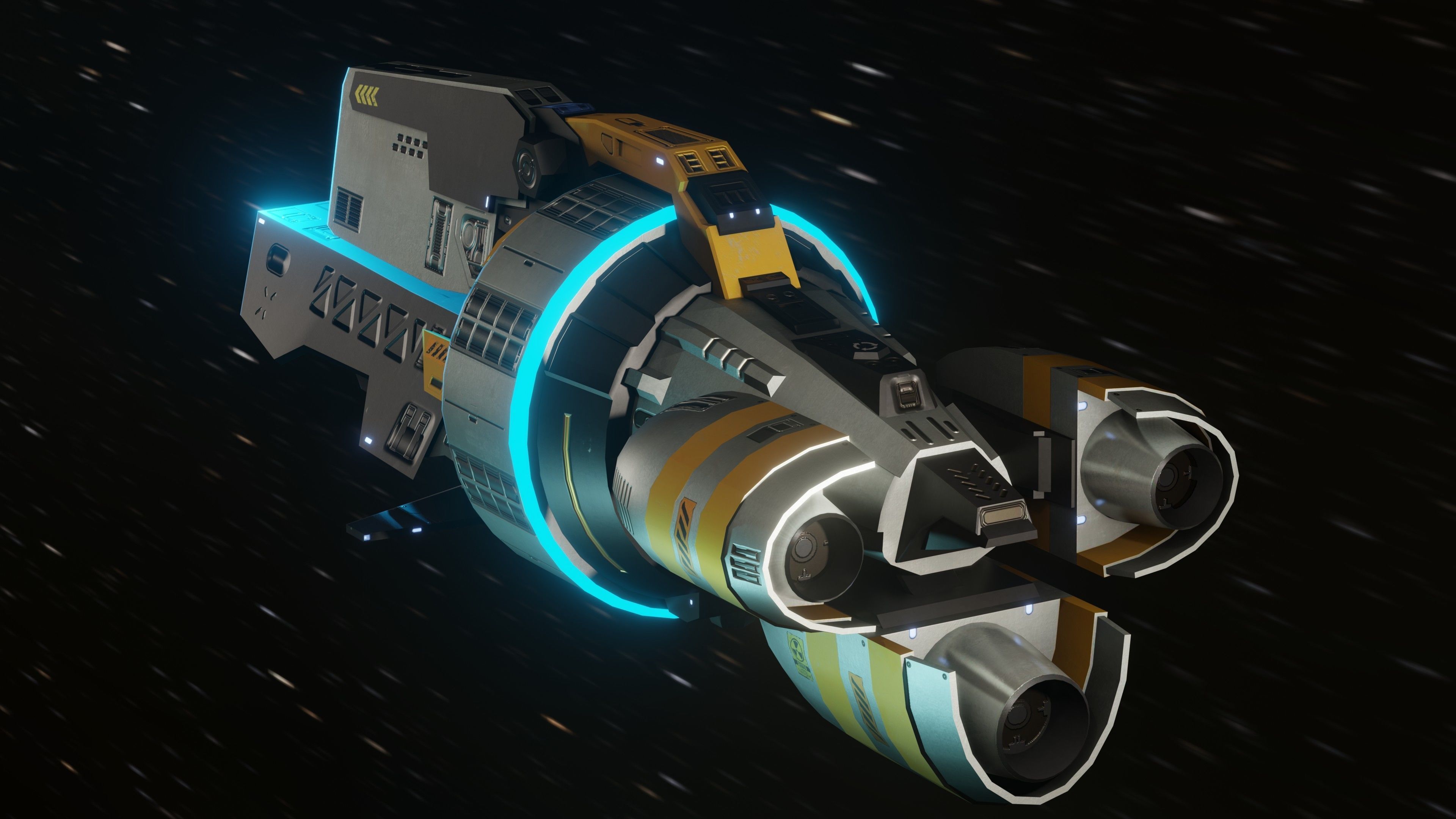 3D model Gladius Spaceship VR / AR / low-poly | CGTrader