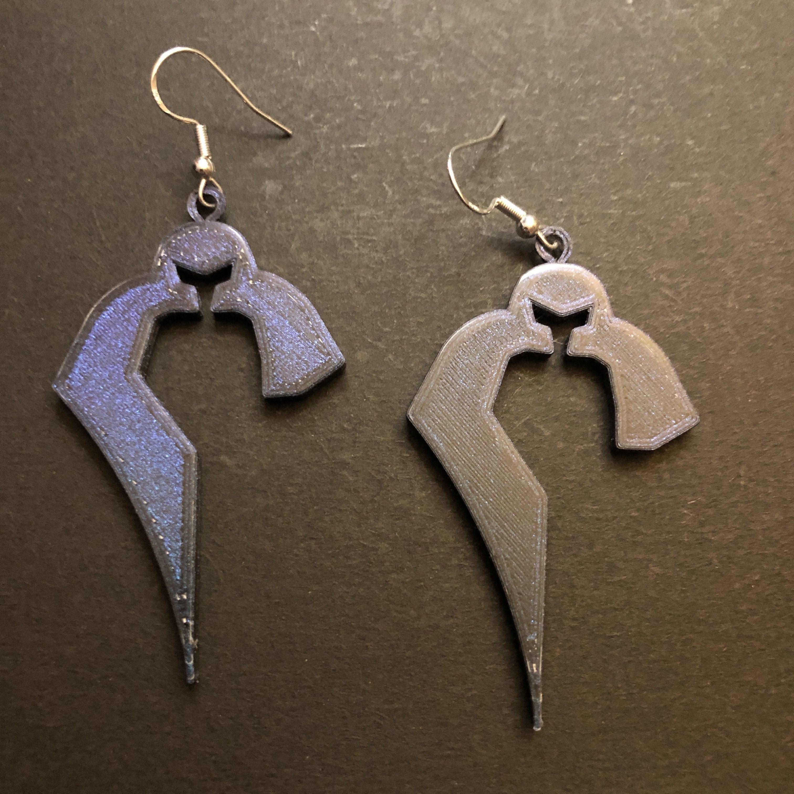 Emblem of The Obsidian Order Earrings 3D model 3D printable | CGTrader