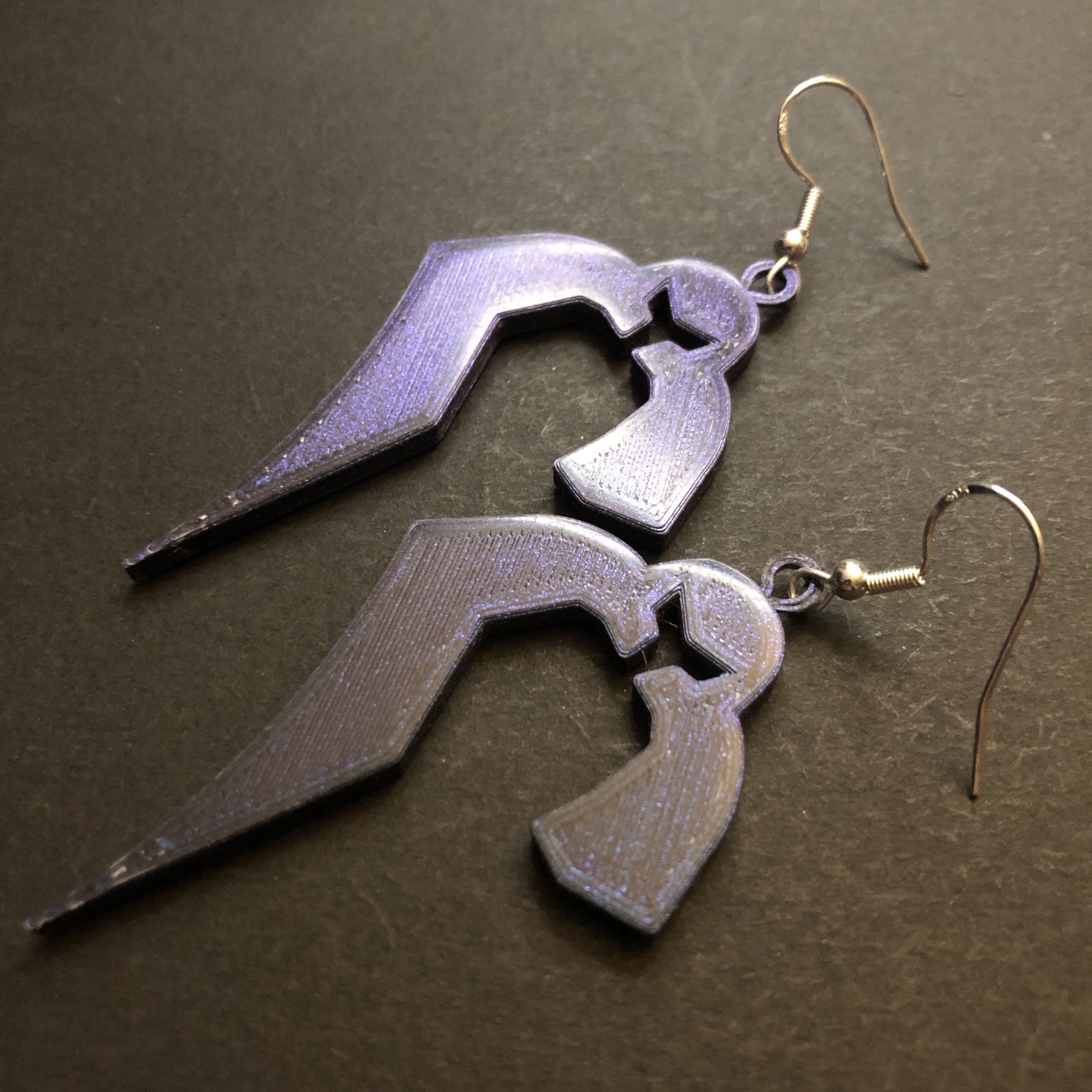 Emblem of The Obsidian Order Earrings 3D model 3D printable | CGTrader