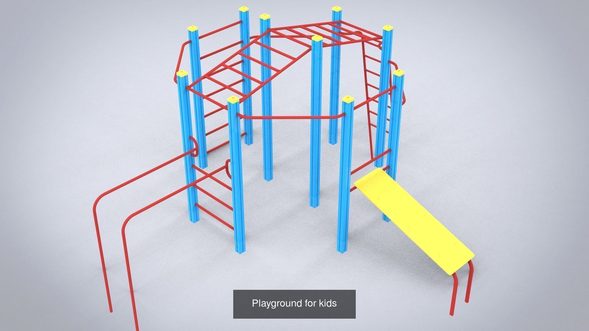 Collection 5 elements Playground for kids | CGTrader