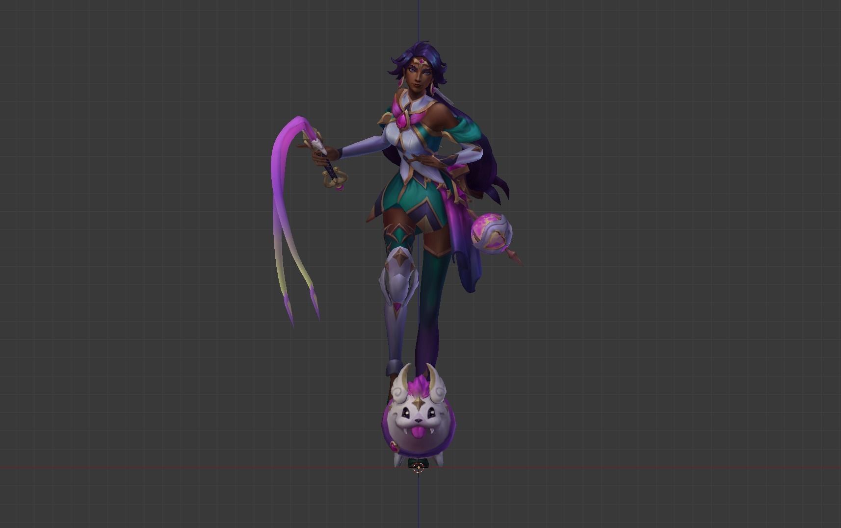 3D model Star Guardian Nilah League of Legends 3D Model Low-poly 3D ...