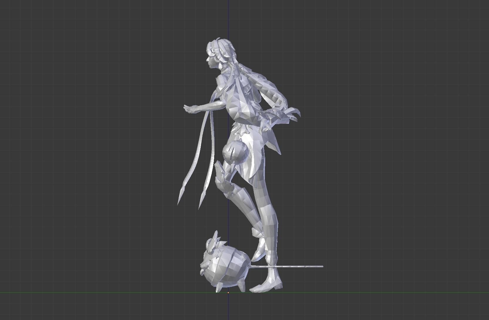 3D model Star Guardian Nilah League of Legends 3D Model Low-poly 3D ...