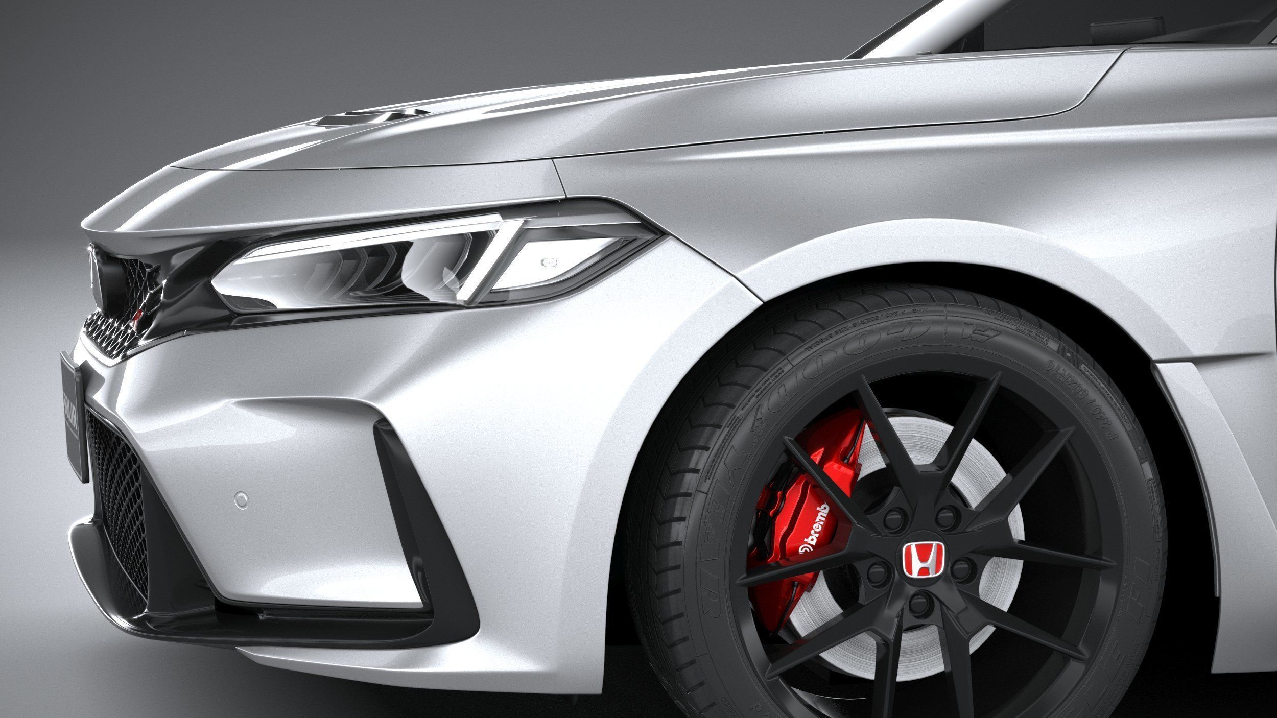 Acura Civic Type R 2023 3D model | CGTrader