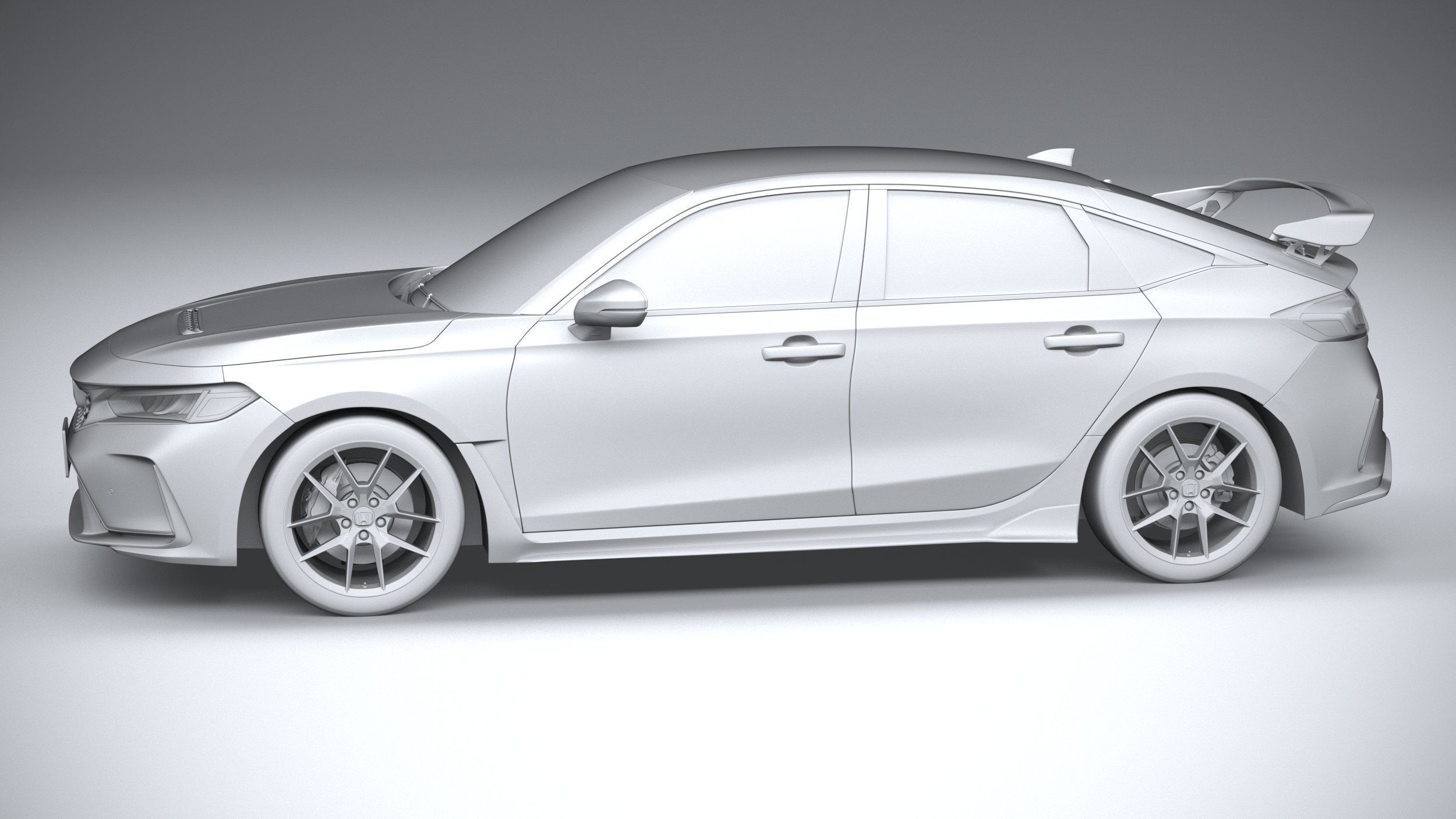 Acura Civic Type R 2023 3D model | CGTrader