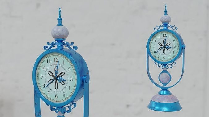 Table Clock 3D model | CGTrader