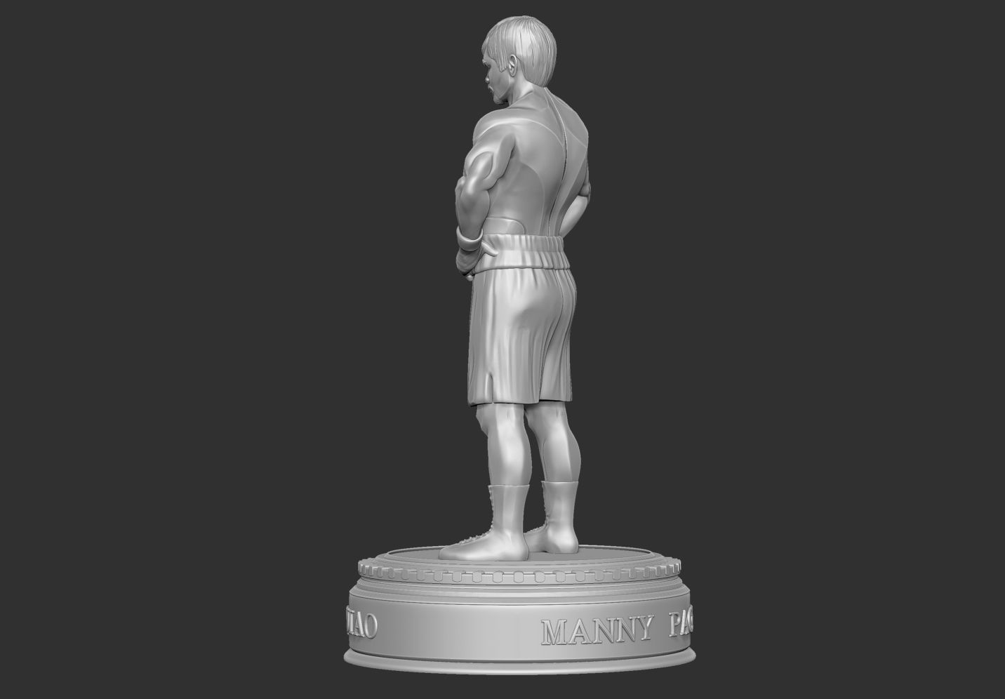 Manny Pacquiao statue 3d print ready 3D model 3D printable | CGTrader