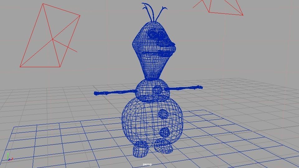 Character olaf 3D model | CGTrader