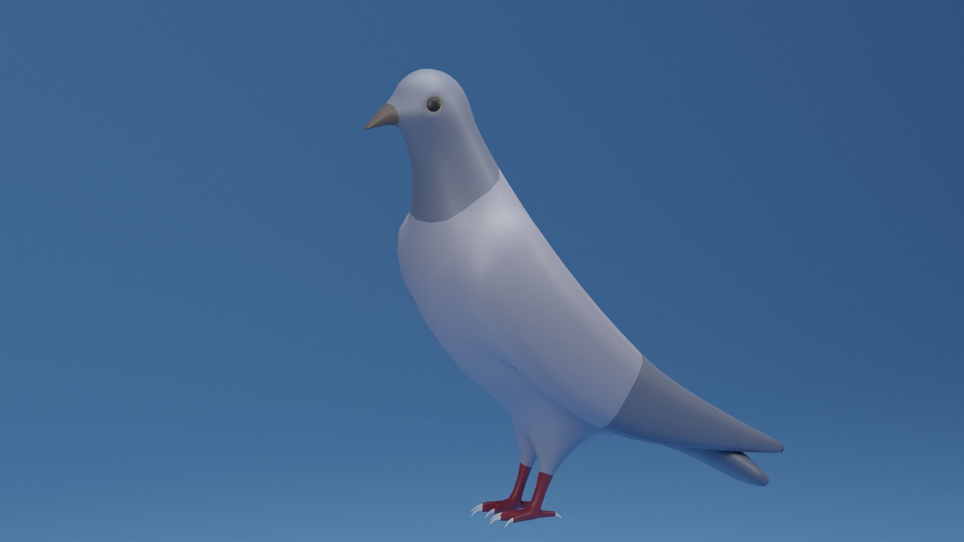 3D model Cartoon Cute Pigeon Dove VR / AR / low-poly | CGTrader