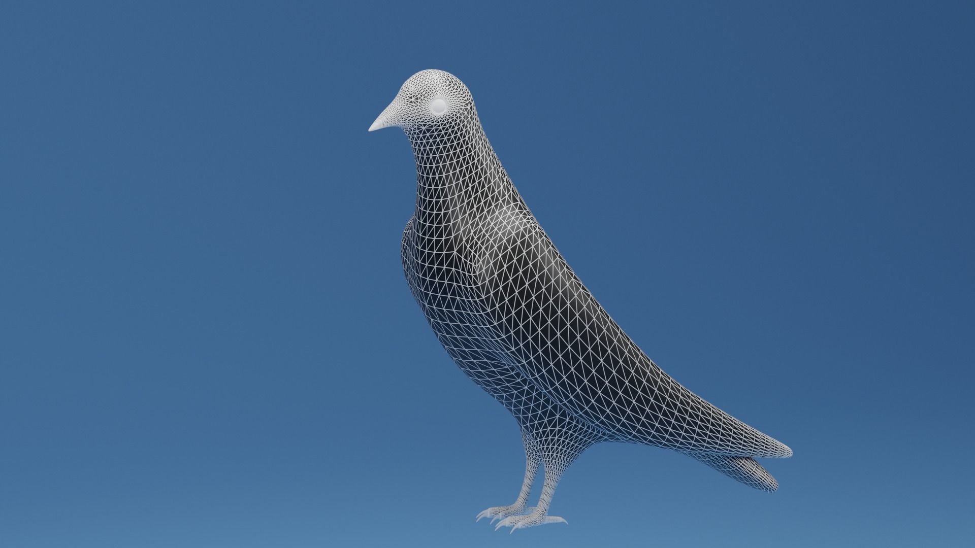 3D model Cartoon Cute Pigeon Dove VR / AR / low-poly | CGTrader