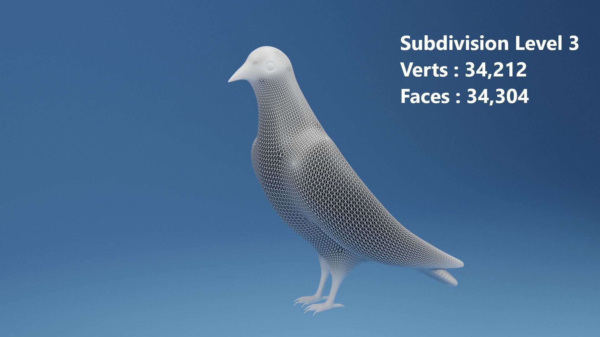 3D model Cartoon Cute Pigeon Dove VR / AR / low-poly | CGTrader