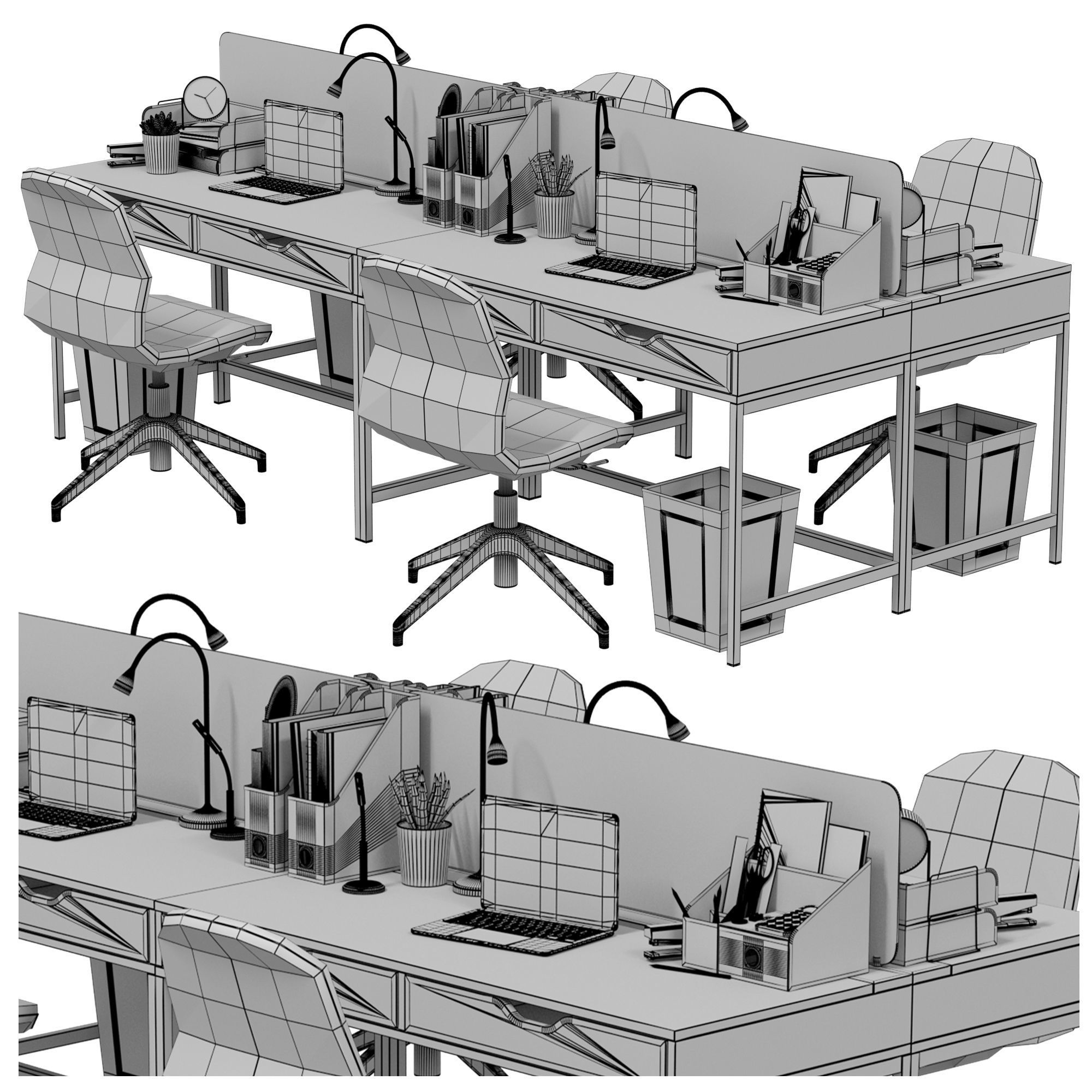 IKEA - Office workplace - Office workplace 11 3D model | CGTrader