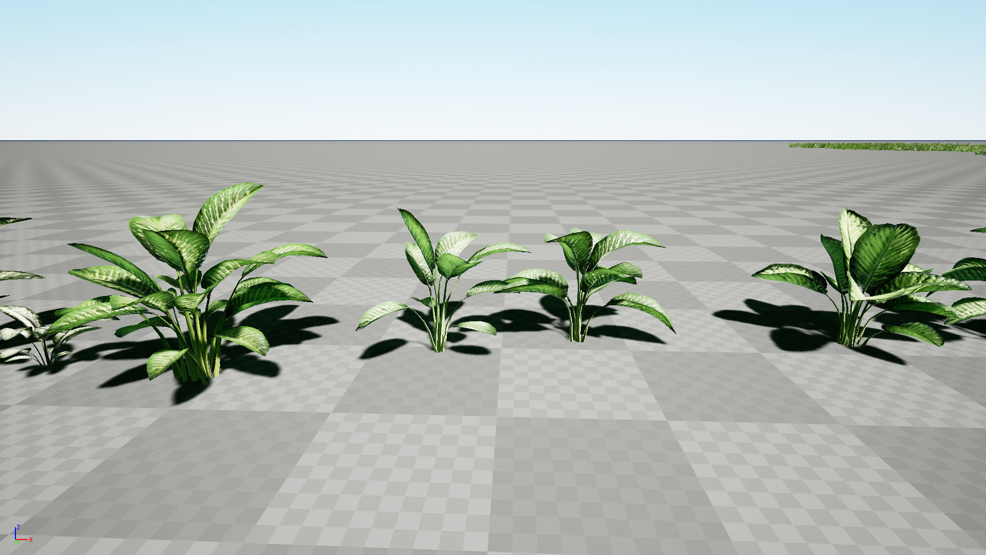 Tropical bush asset pack - unreal engine 3D model animated | CGTrader