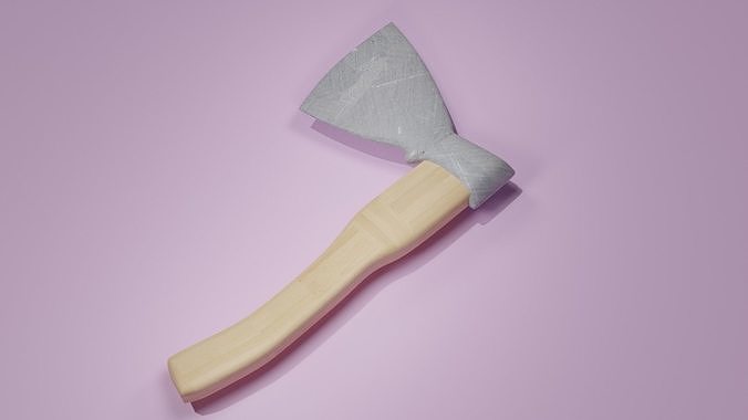 Low Poly Axe free VR / AR / low-poly 3D model | CGTrader
