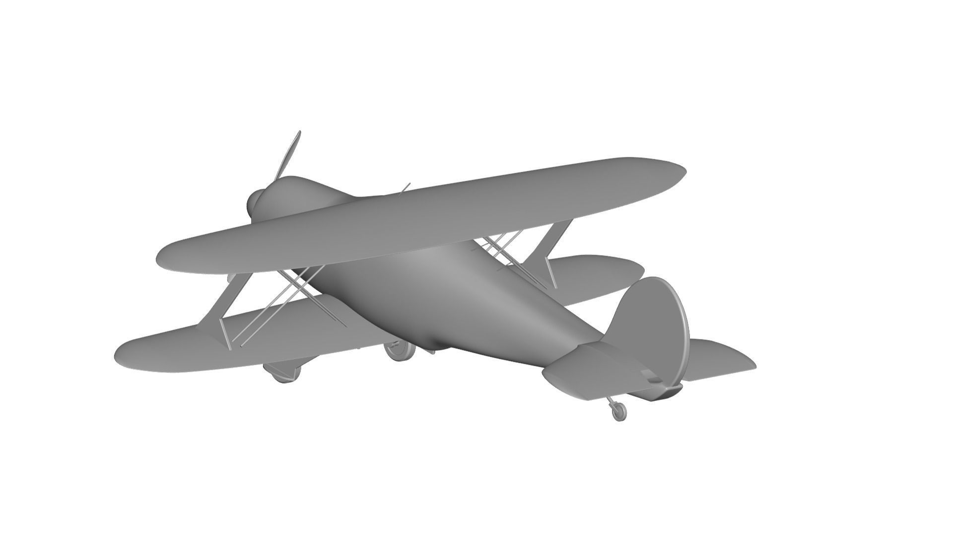 Beechcraft 17 Staggerwing 3D model | CGTrader