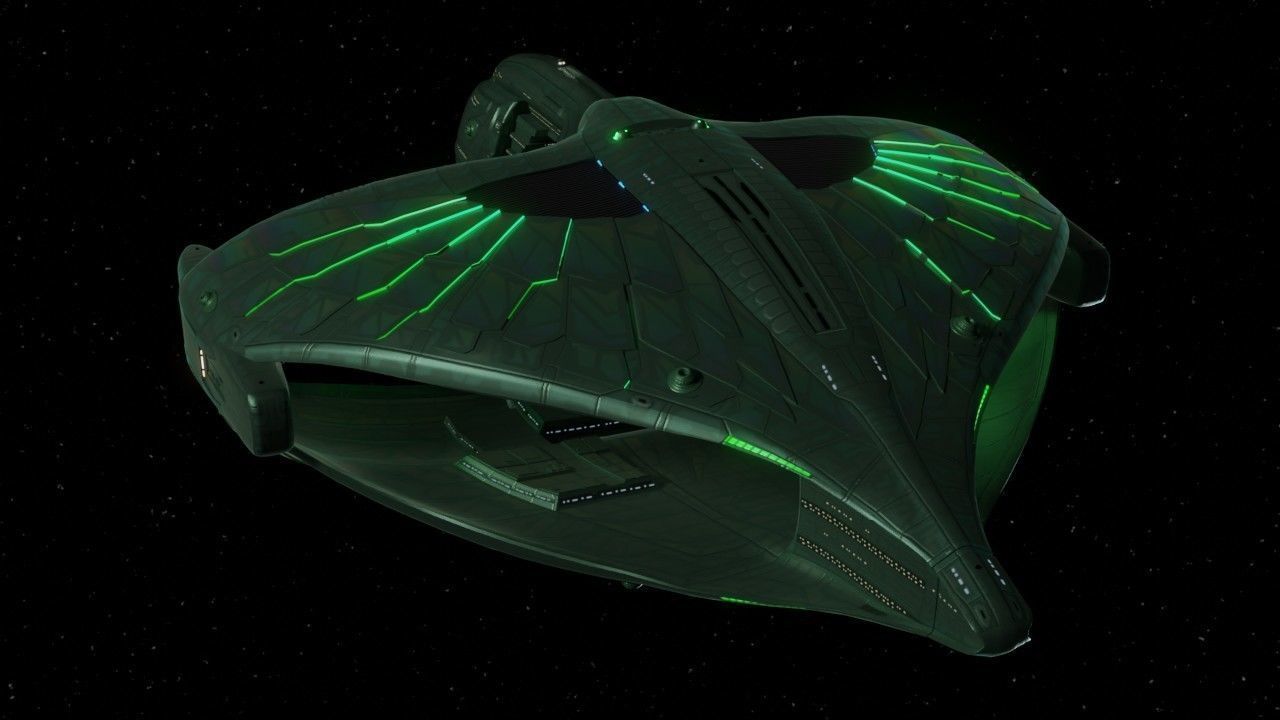 3D model Romulan Warbird - Enhanced D-Deridex Class based on Star Trek ...