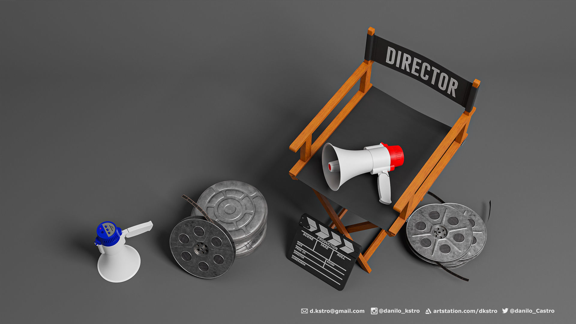 Movie Package 3D model | CGTrader