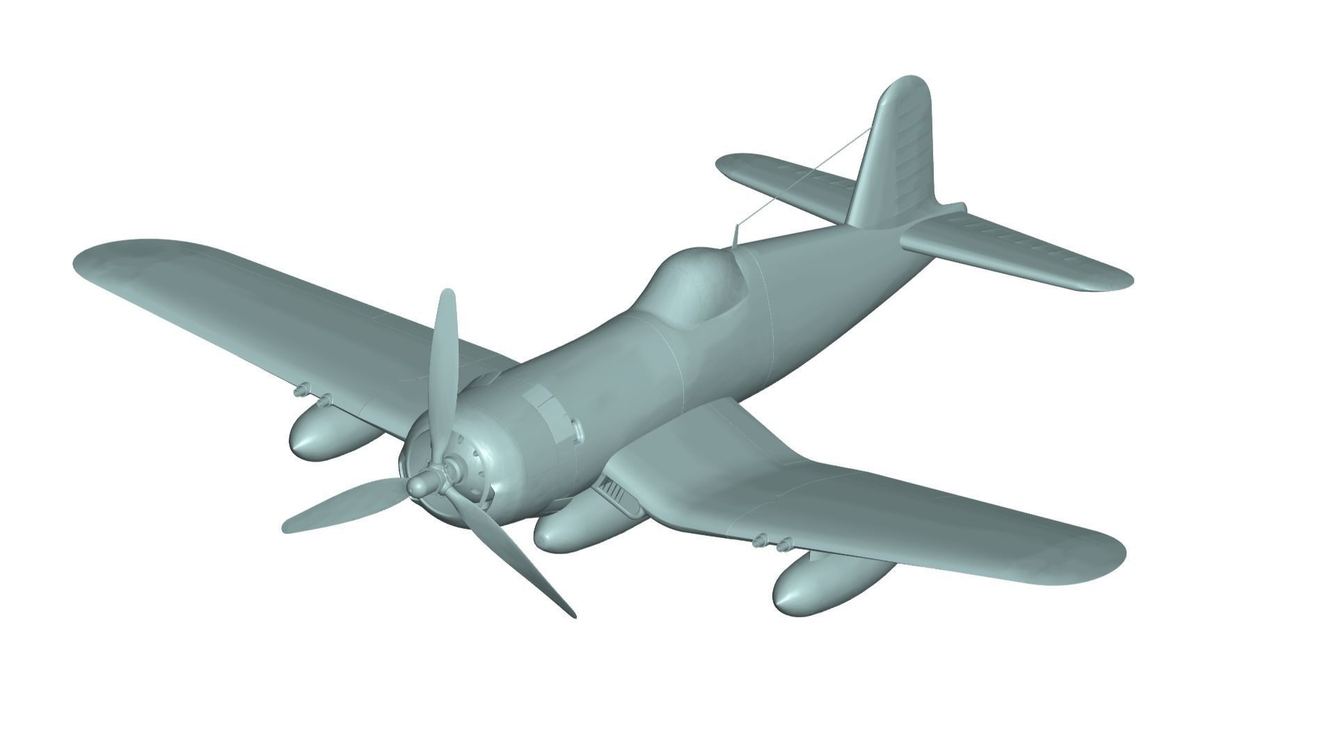 Vought F4U Corsair 3D model | CGTrader