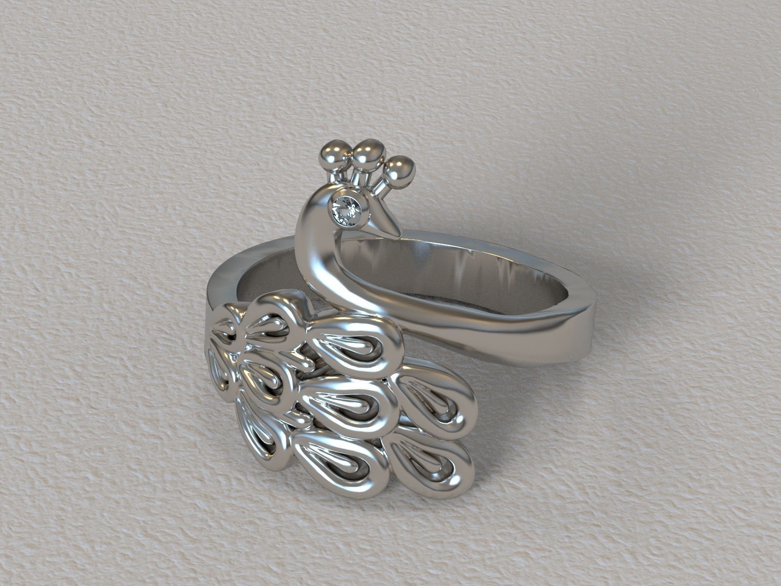 Swan Ring - Anillo Cisne 3D model 3D printable | CGTrader