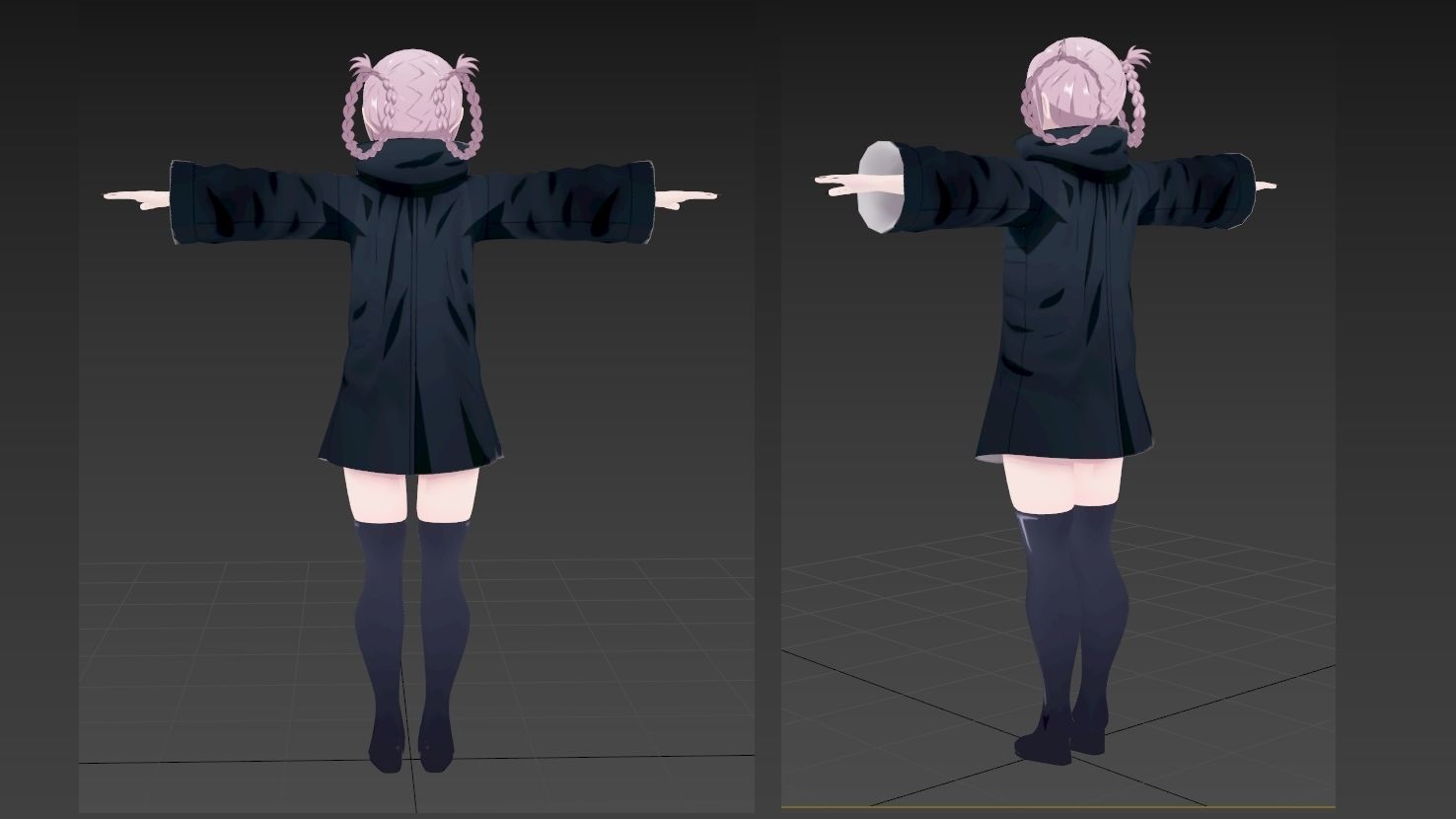 Nazuna Nanakusa Call of the Night VRChat 3D model rigged | CGTrader