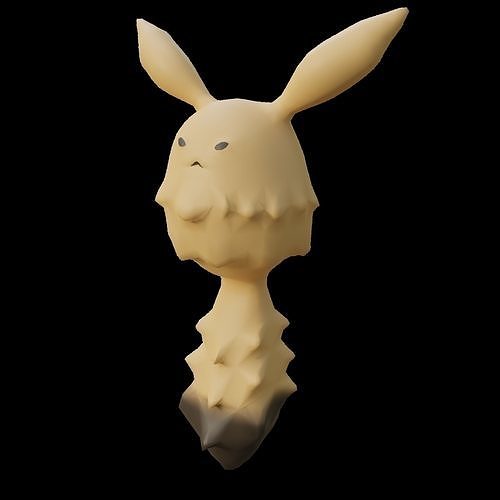 3D model Dodoco side character of Klee from Genshin Impact VR / AR ...