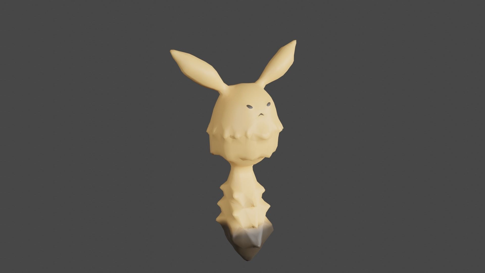 3D model Dodoco side character of Klee from Genshin Impact VR / AR ...