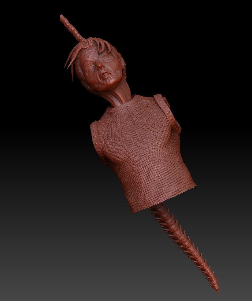 Tanaka Spinal Cord Sword 3D model 3D printable | CGTrader