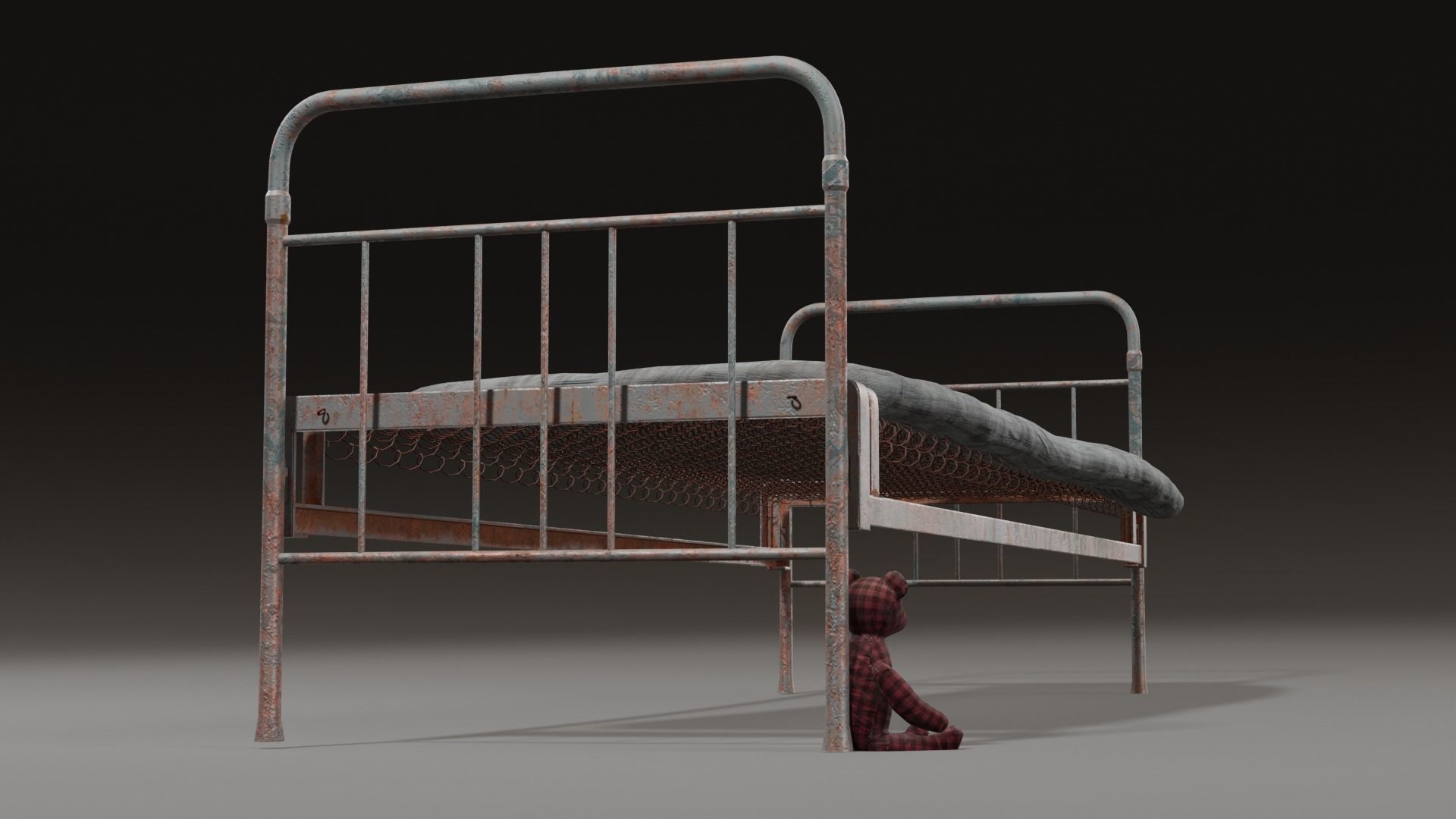 3D model Bed from the USSR VR / AR / low-poly | CGTrader