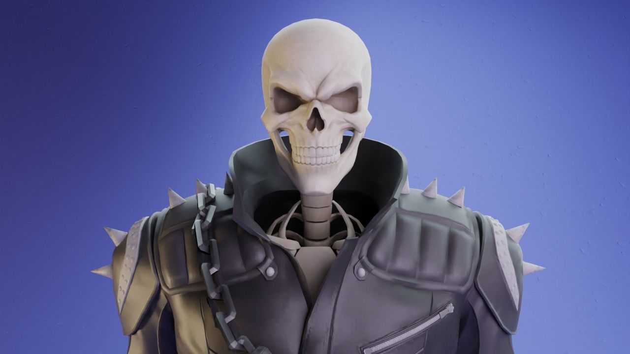 Ghost rider rigged 3D model rigged | CGTrader