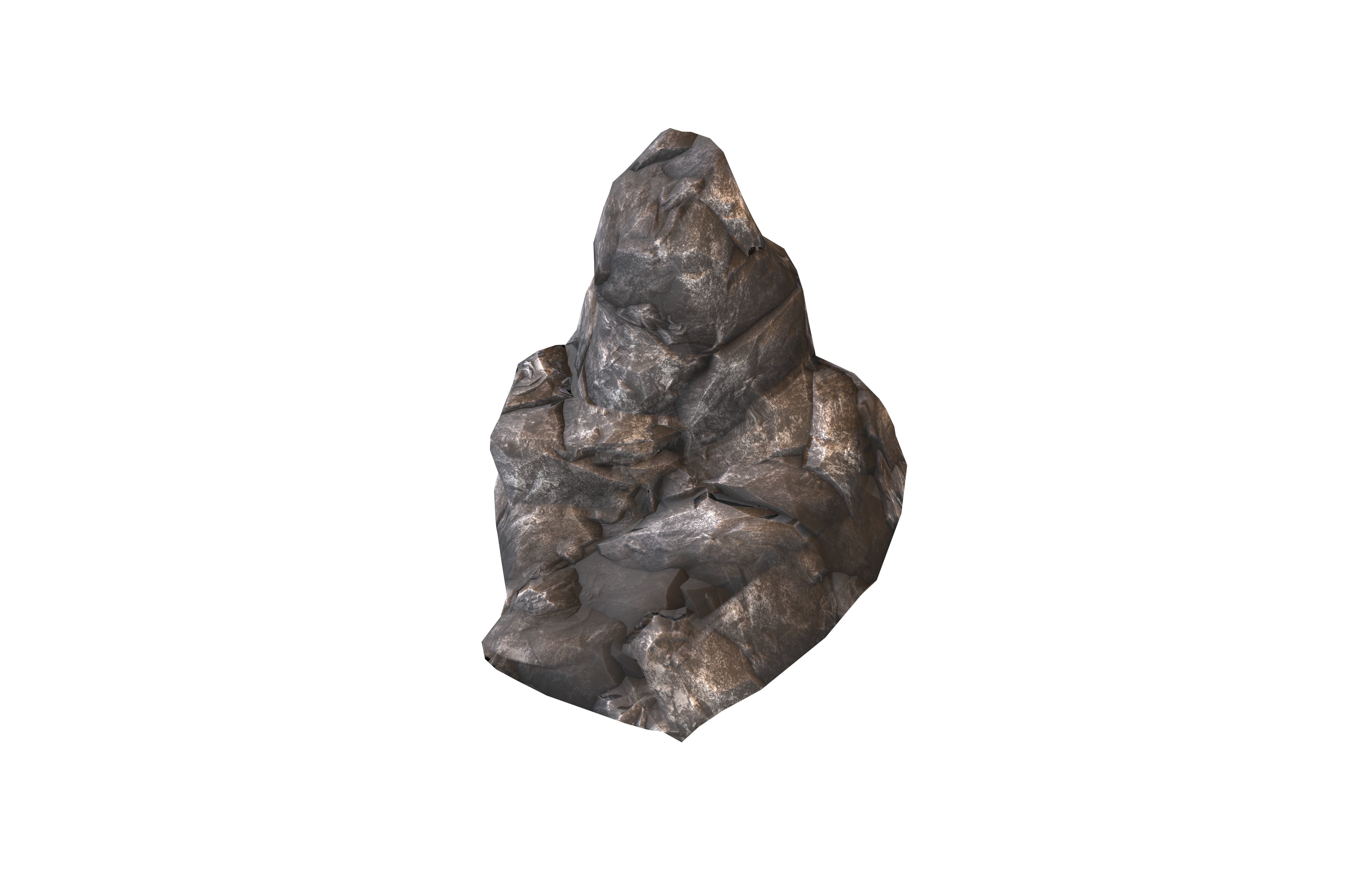 3D model Low Poly Large Rock v1 001 VR / AR / low-poly | CGTrader