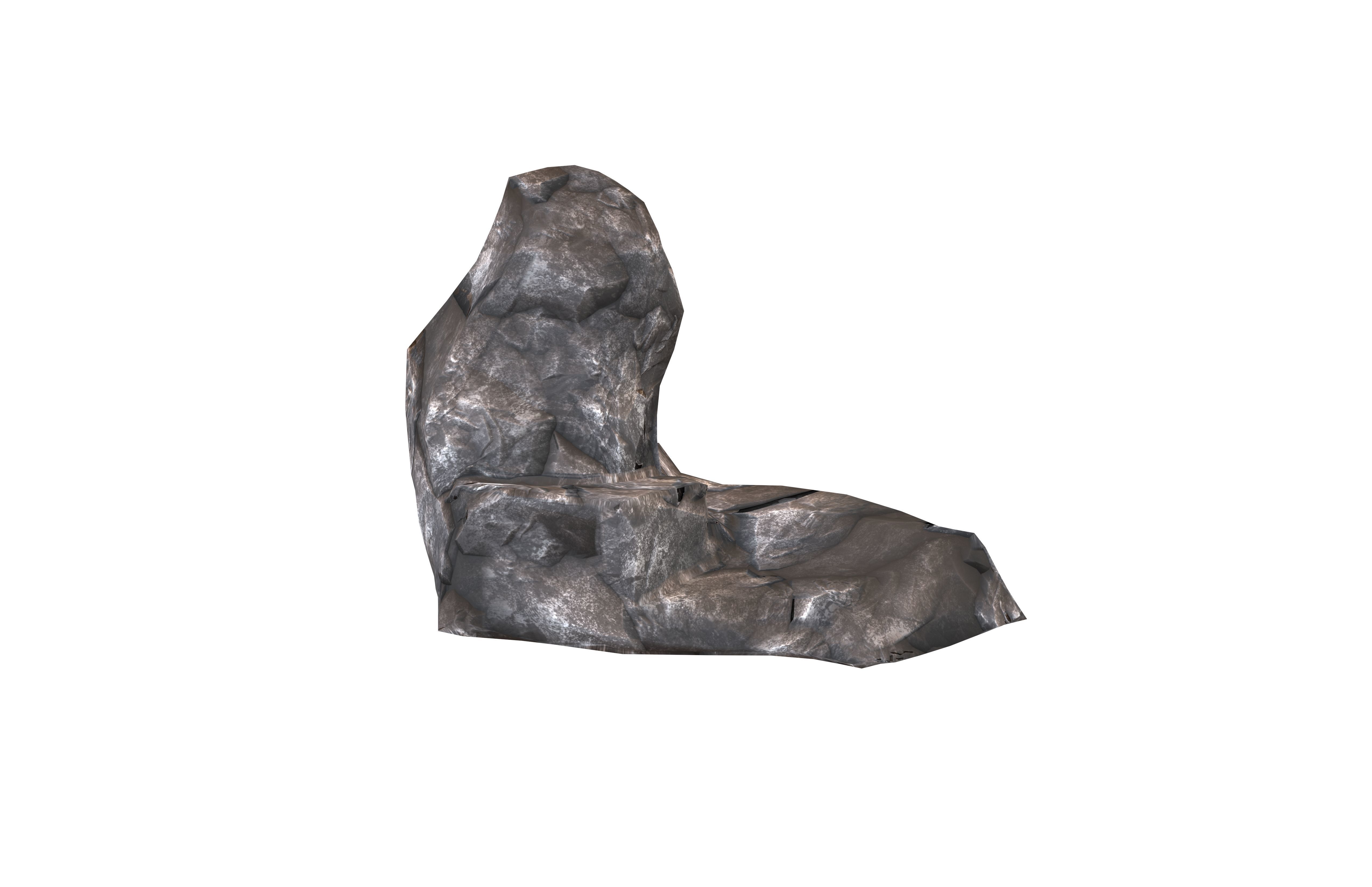 3D model Low Poly Large Rock v1 001 VR / AR / low-poly | CGTrader