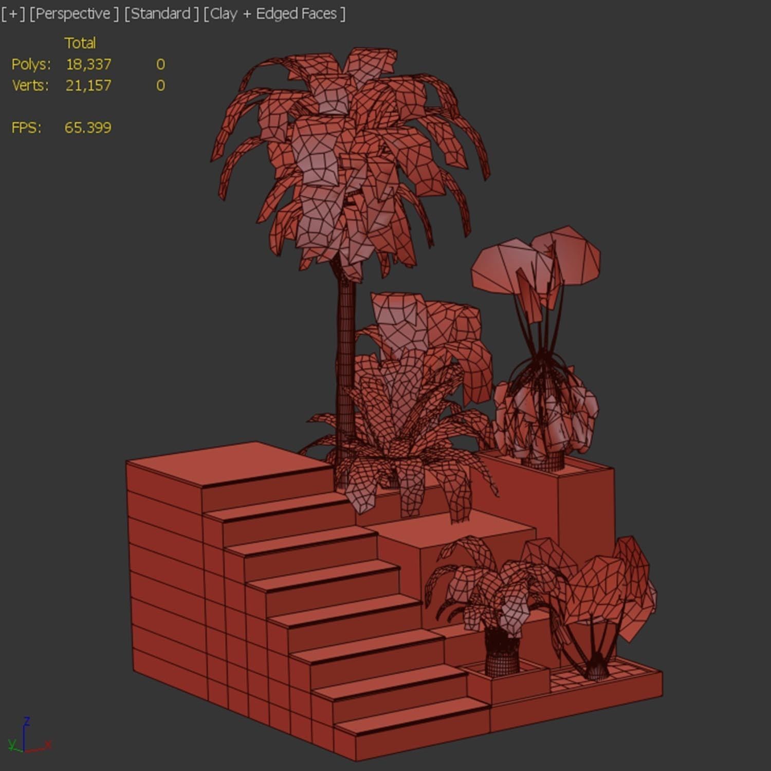 Set Arc Outdoor 001 3D model | CGTrader
