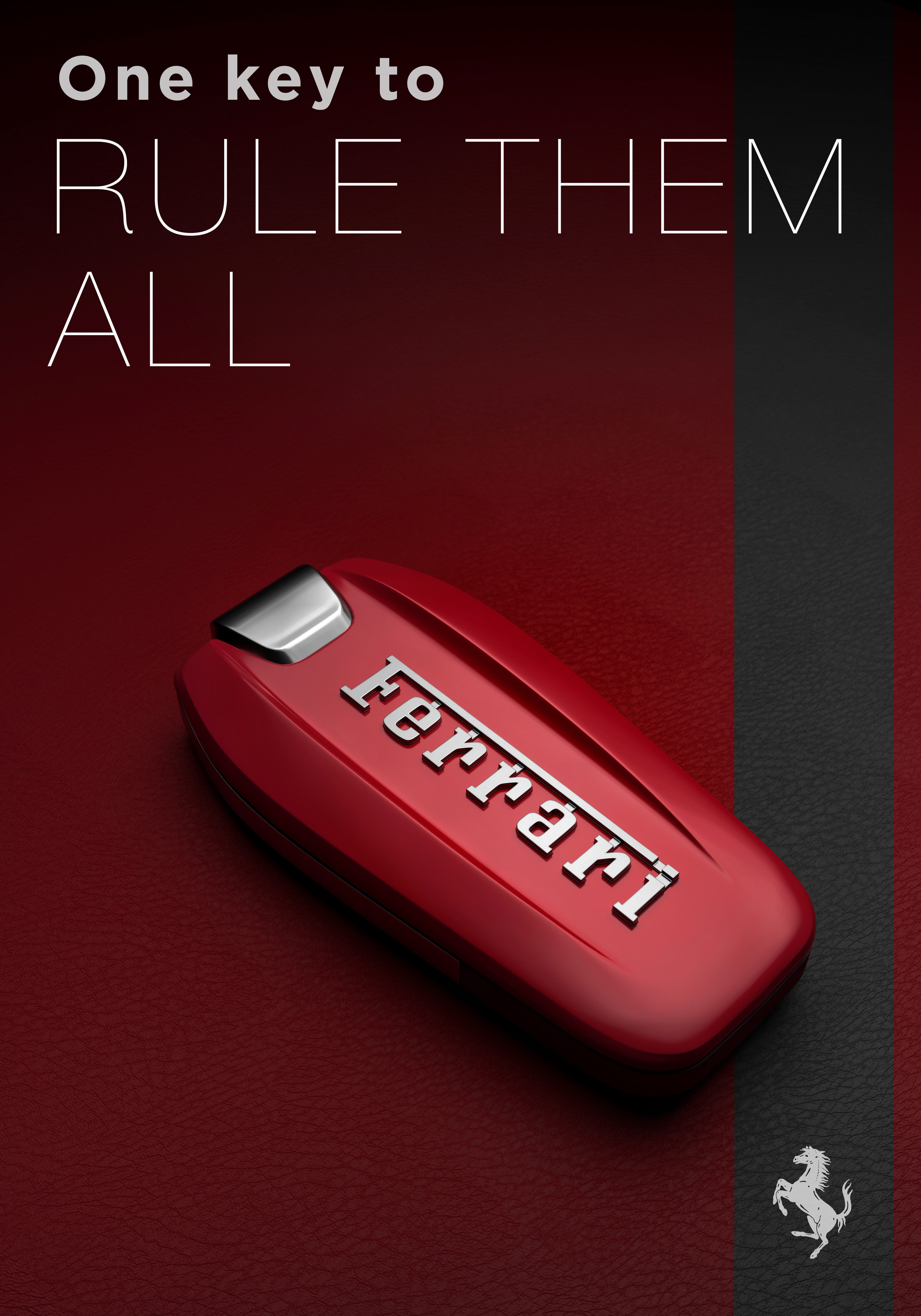 Ferrari car key 3D model | CGTrader