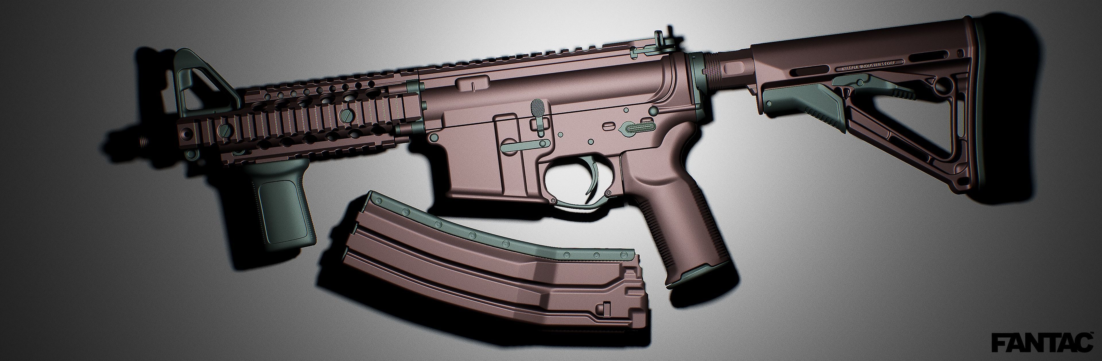M4 Custom Build Highpoly 3D model | CGTrader