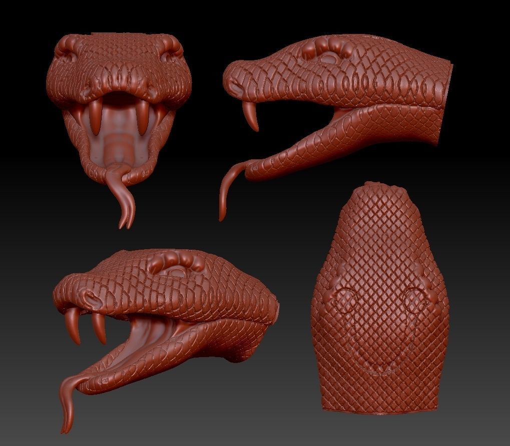 Cobra Snake 3D model 3D printable | CGTrader