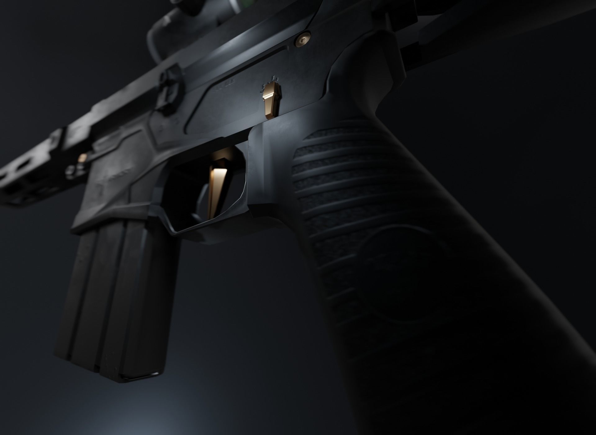 3D Model Collection Rifle Package PBR Game Ready VR / AR / low-poly ...