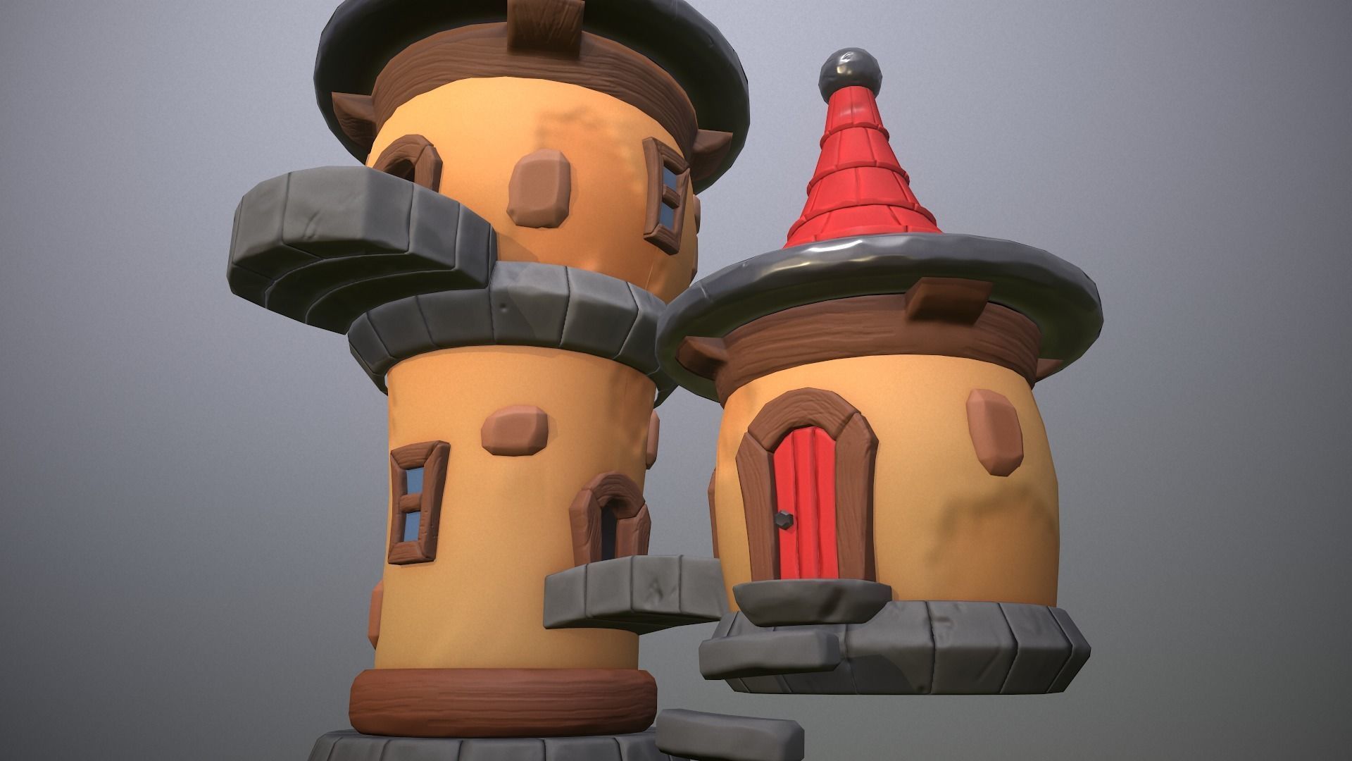 3D model Stylized magic tower VR / AR / low-poly | CGTrader