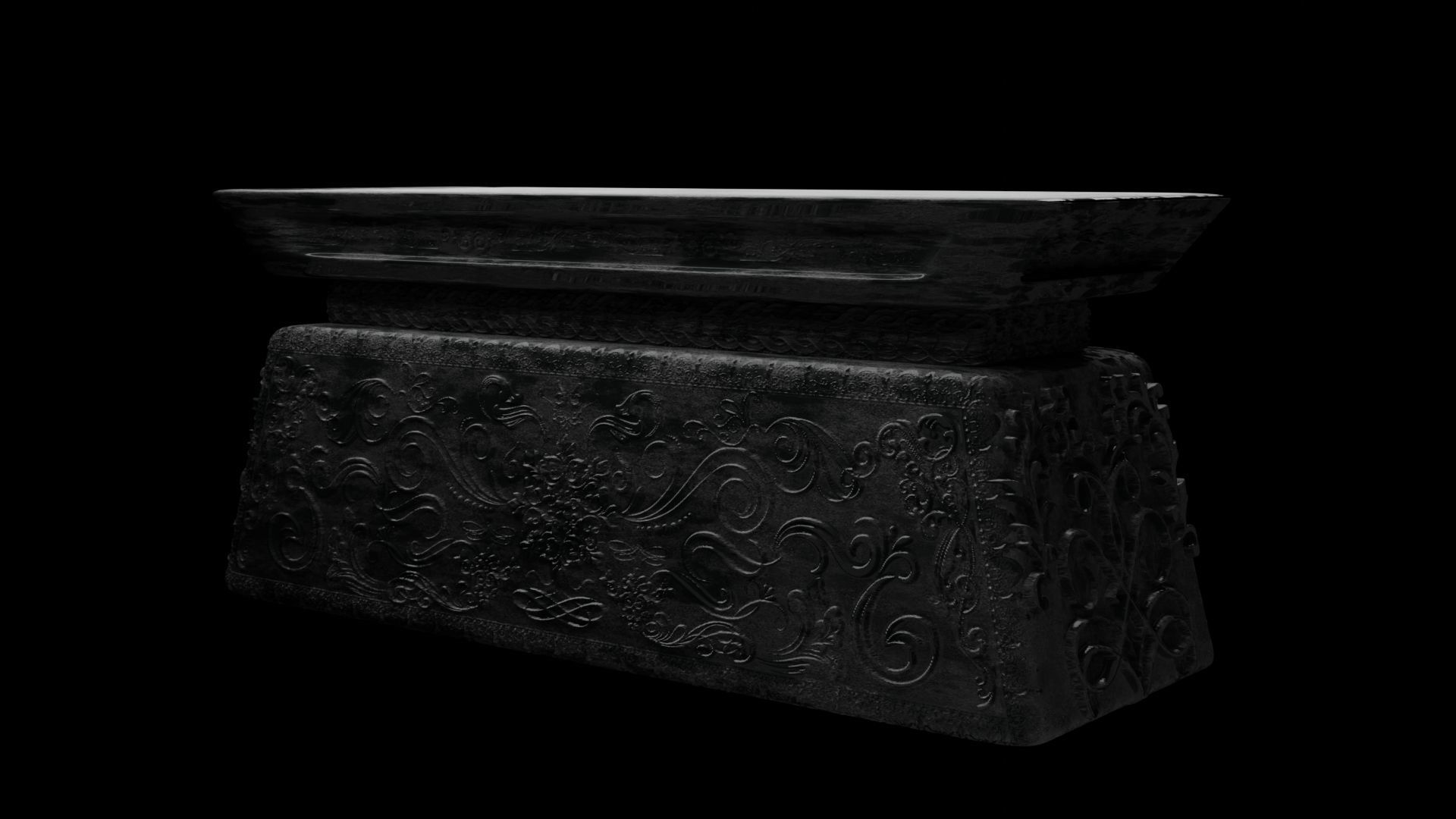 Emboss Ancient Tomb 3D model | CGTrader