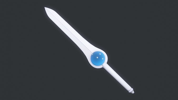 Finns Sword With Blue Crystal