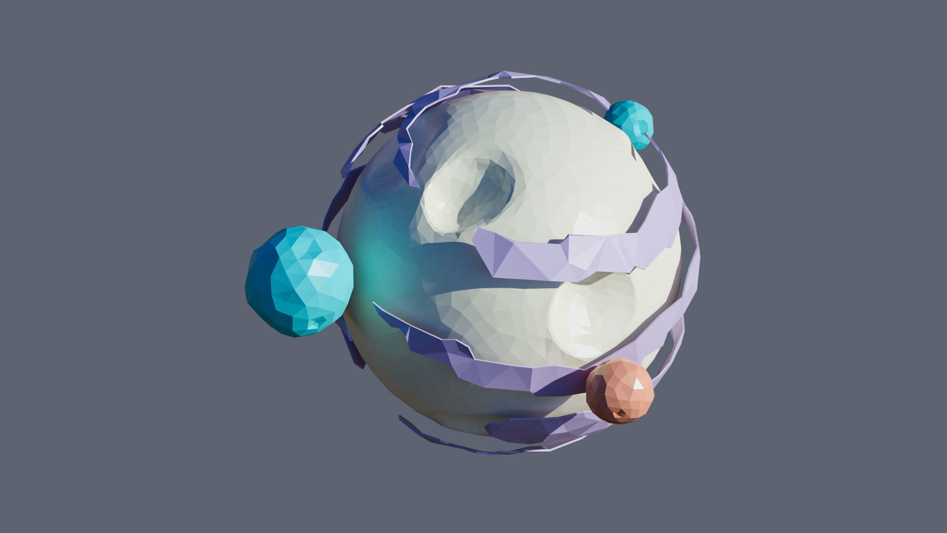 3D model Planets 2 VR / AR / low-poly | CGTrader