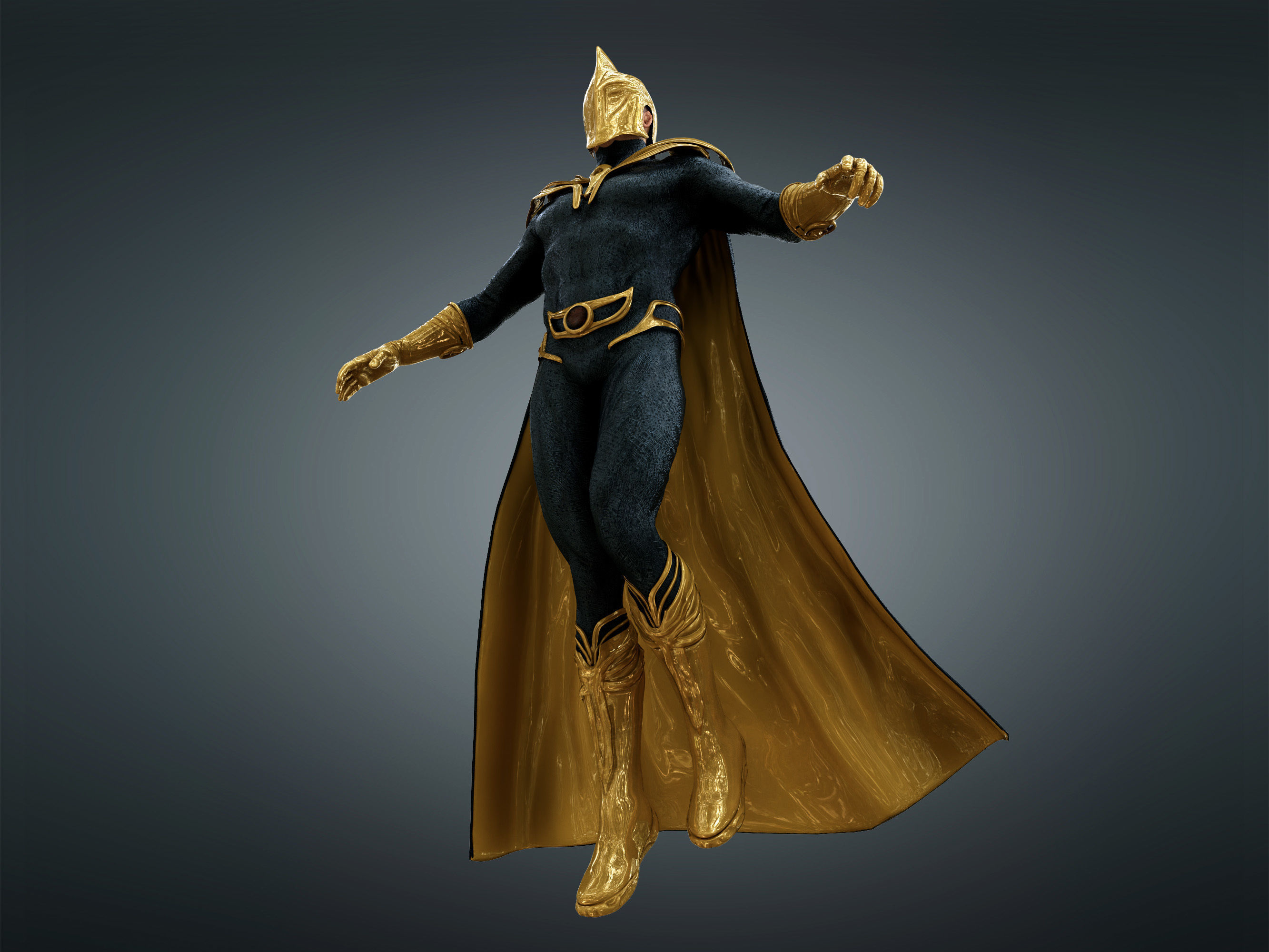 3D model Doctor Fate VR / AR / low-poly rigged | CGTrader