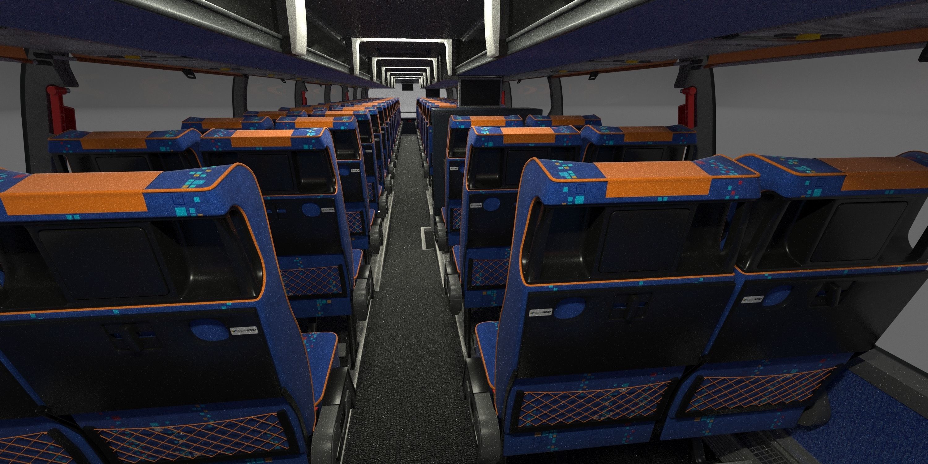 Neoplan Megaliner N128 2000 3D model | CGTrader