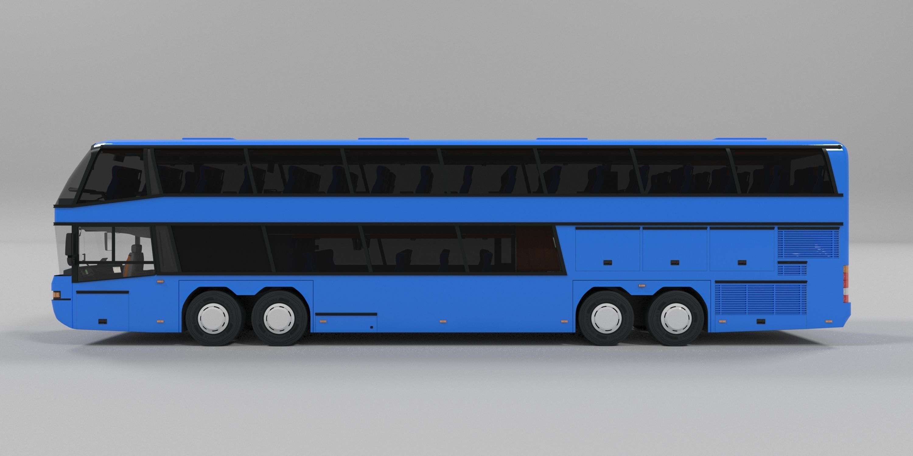 Neoplan Megaliner N128 2000 3D model | CGTrader