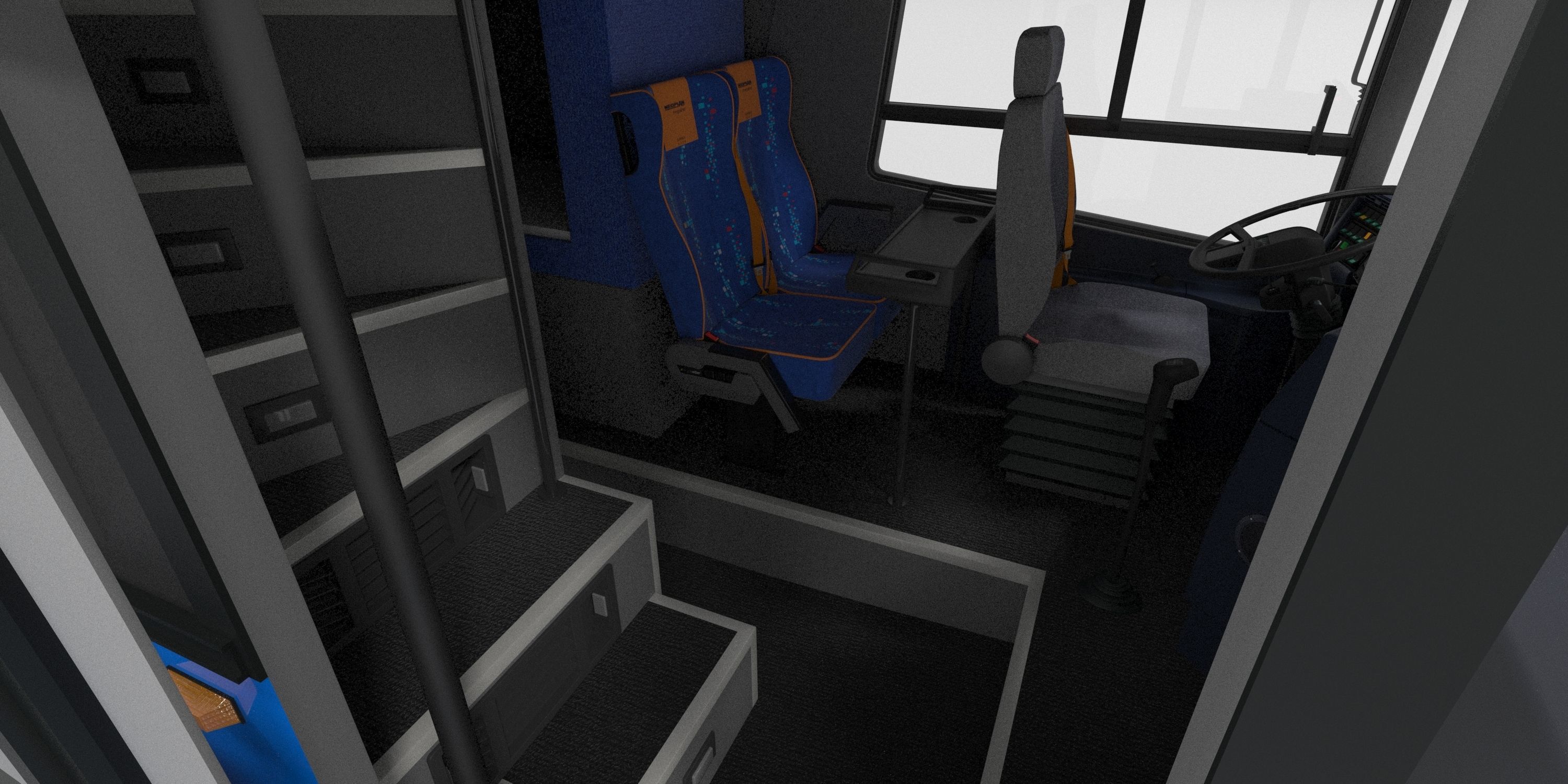 Neoplan Megaliner N128 2000 3D model | CGTrader